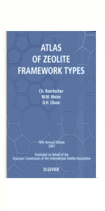 اطلس انواع چارچوب‌های زئولیت Atlas of Zeolite Framework Types